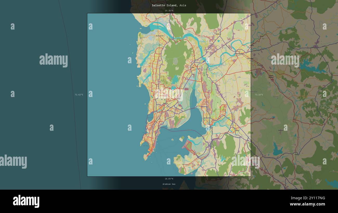 Salsette Island in the Arabian Sea, belonging to India, described and ...