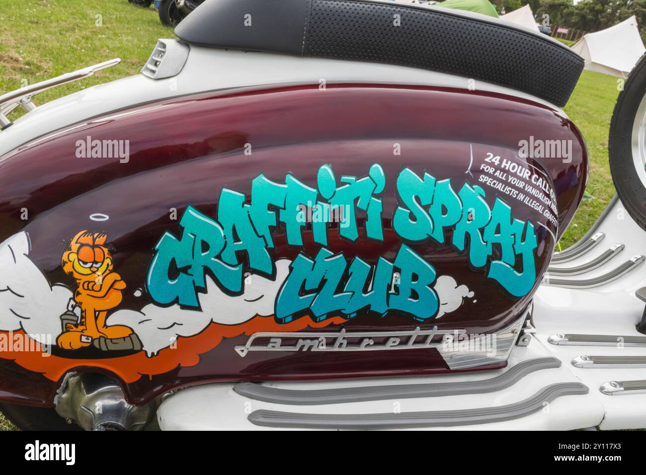 England, Kent, Margate, The Big 7 National Scooter Rally, Custom ...