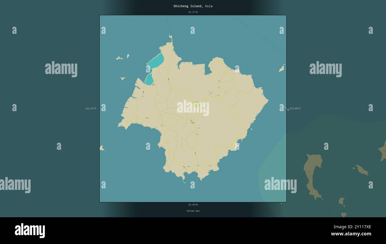Shicheng Island in the Yellow Sea, belonging to China, described and ...