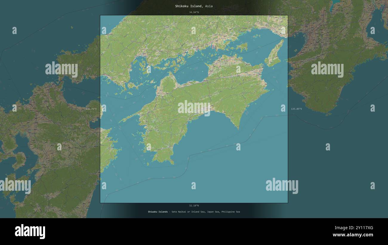 Shikoku Island in the Japan Sea, belonging to Japan, described and ...