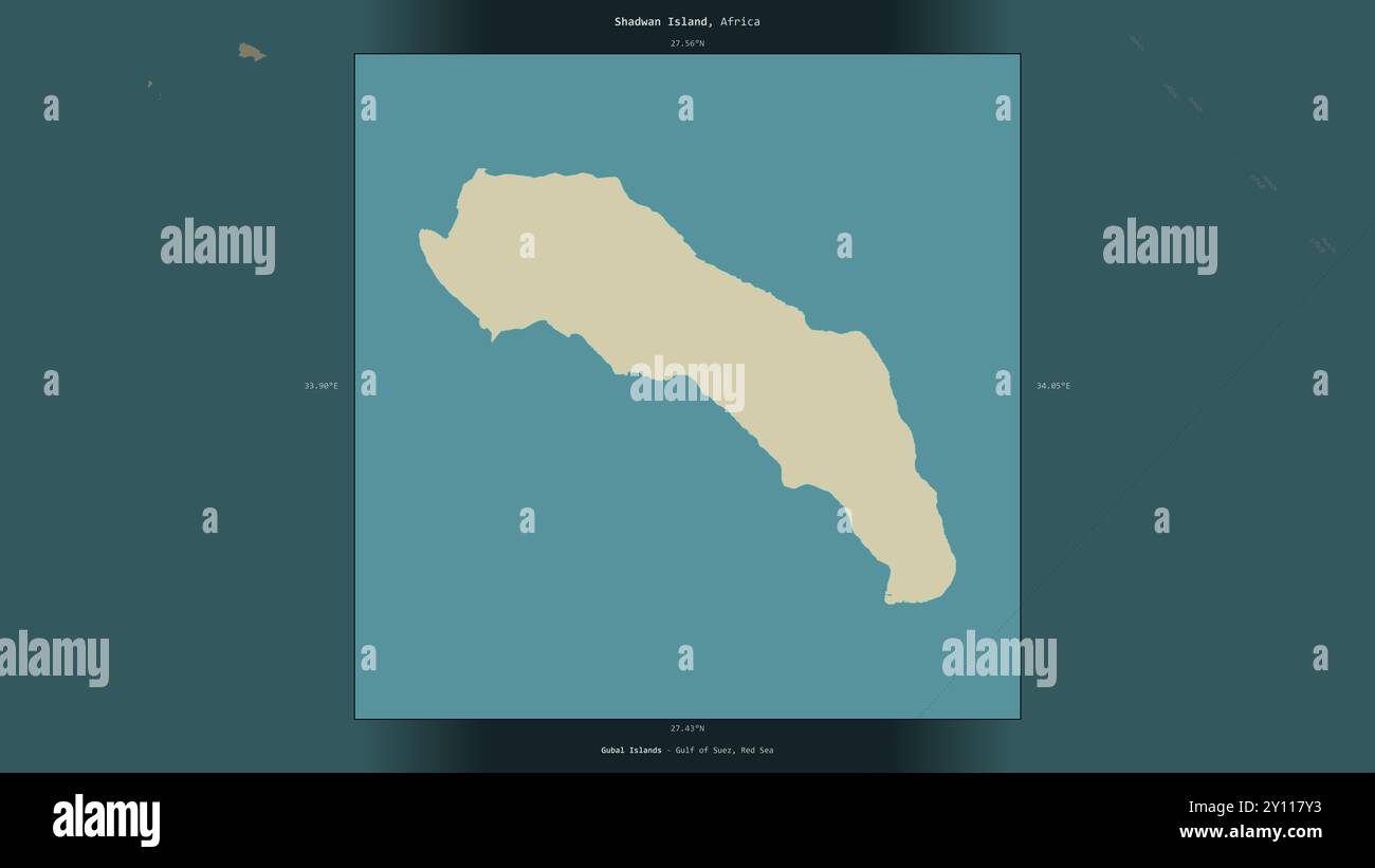 Shadwan Island in the Red Sea, belonging to Egypt, described and ...