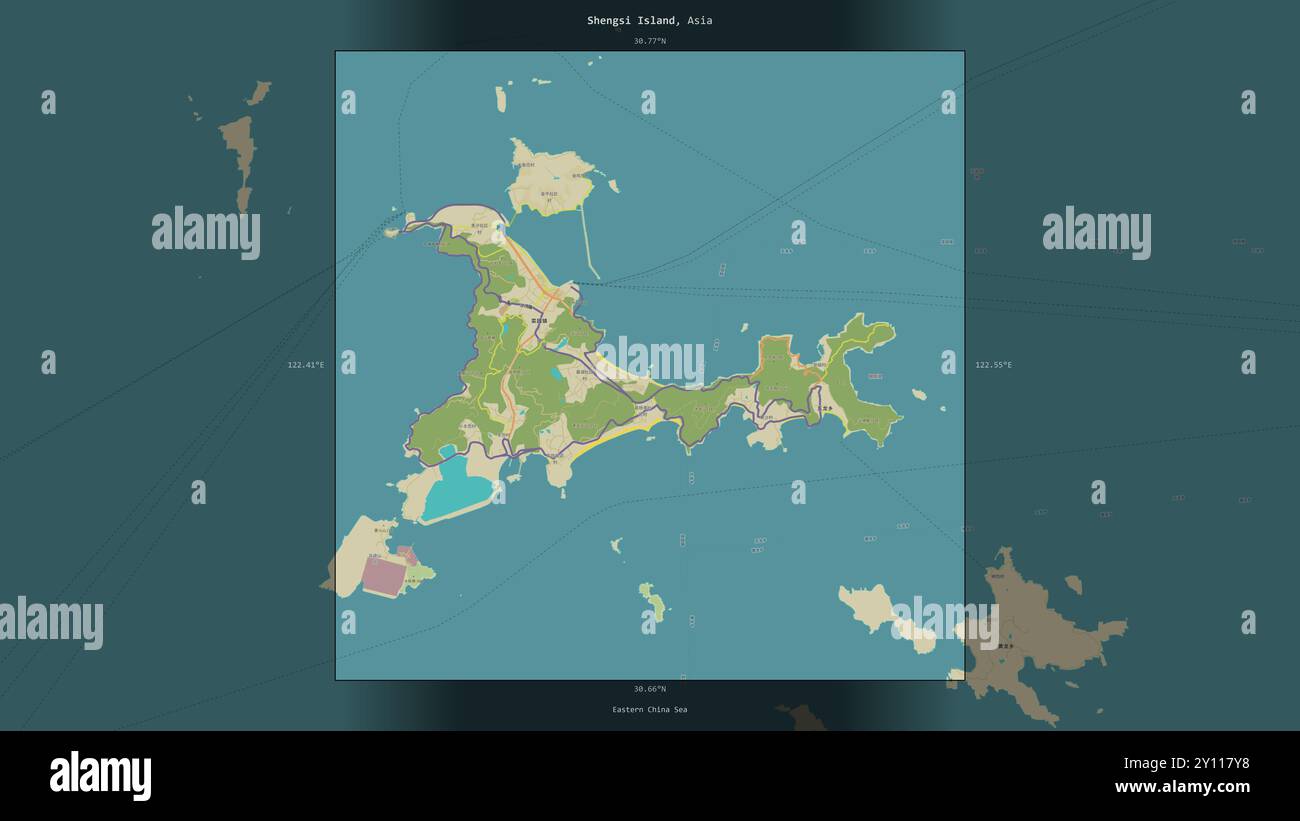 Shengsi Island in the Eastern China Sea, belonging to China, described ...