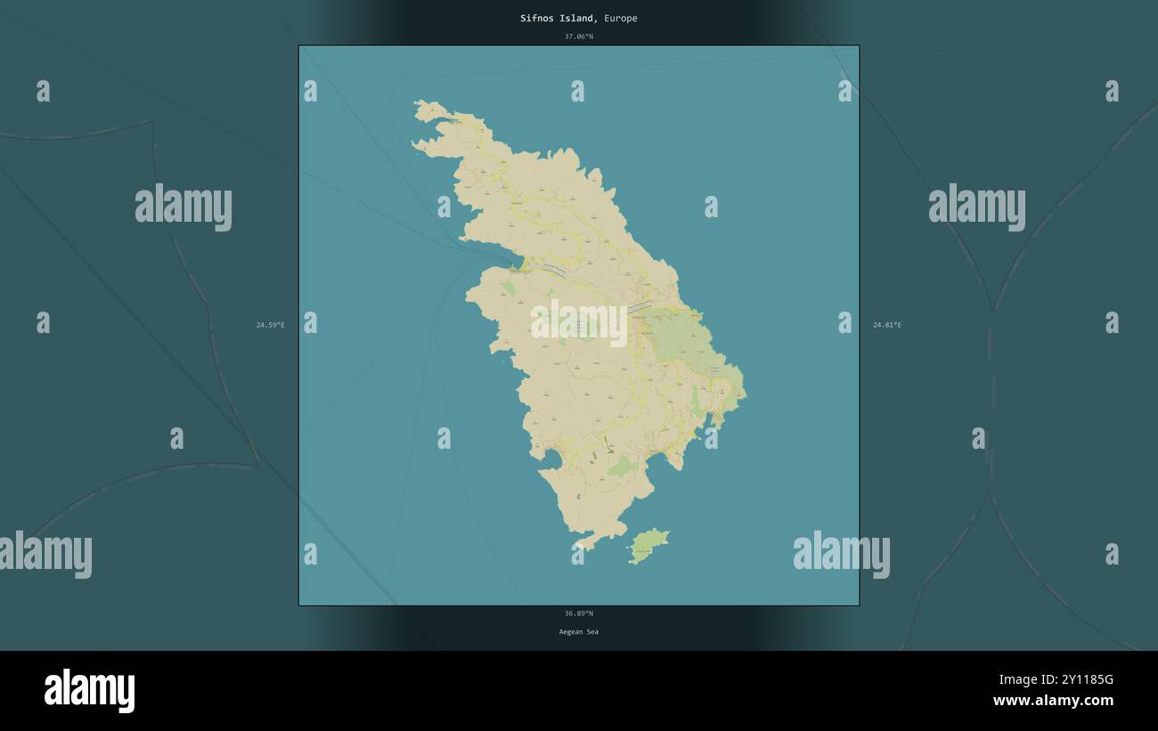 Sifnos Island in the Aegean Sea, belonging to Greece, described and ...