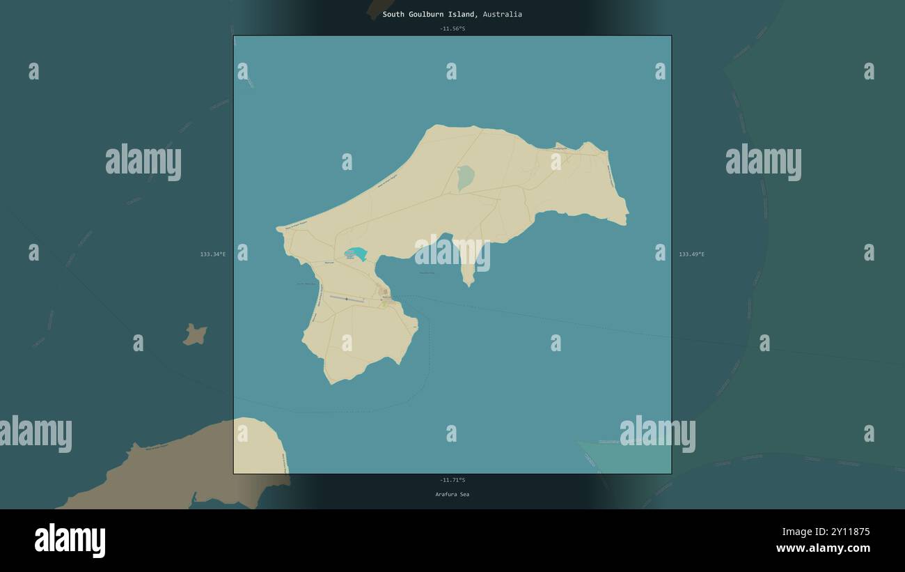 South Goulburn Island in the Arafura Sea, belonging to Australia ...