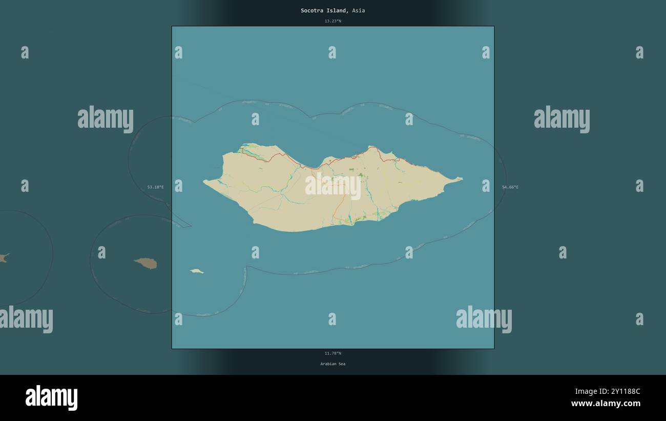 Socotra island map hi-res stock photography and images - Alamy