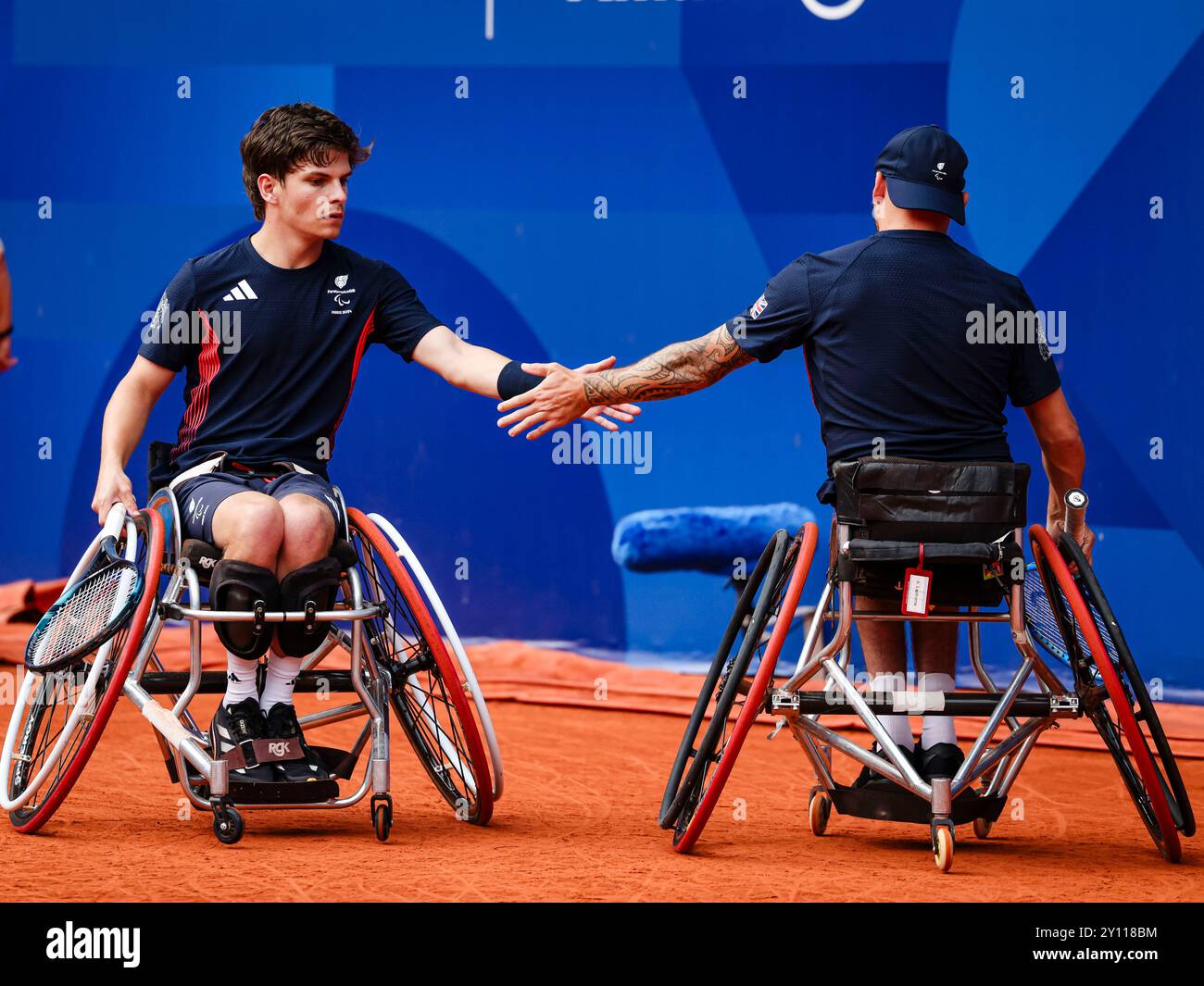 Paris, Sept. 4, 2024, Paralympics wheelchair tennis event. Andy ...