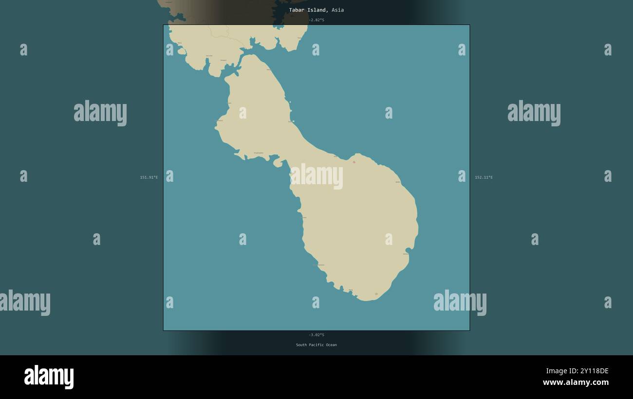 Tabar Island in the South Pacific Ocean, belonging to Papua New Guinea ...