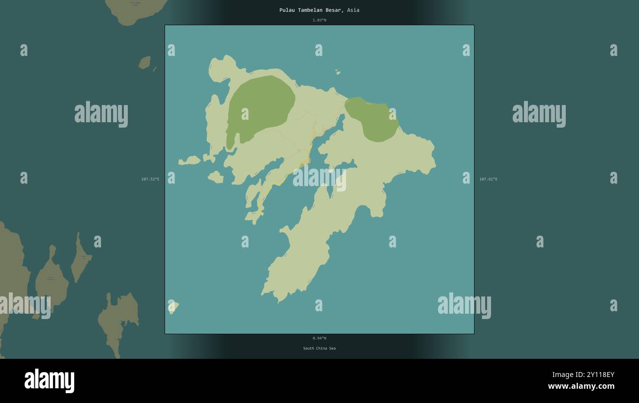 Pulau Tambelan Besar in the South China Sea, belonging to Indonesia ...