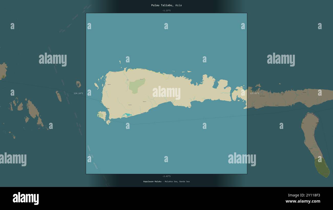 Pulau Taliabu in the Banda Sea, belonging to Indonesia, described and ...
