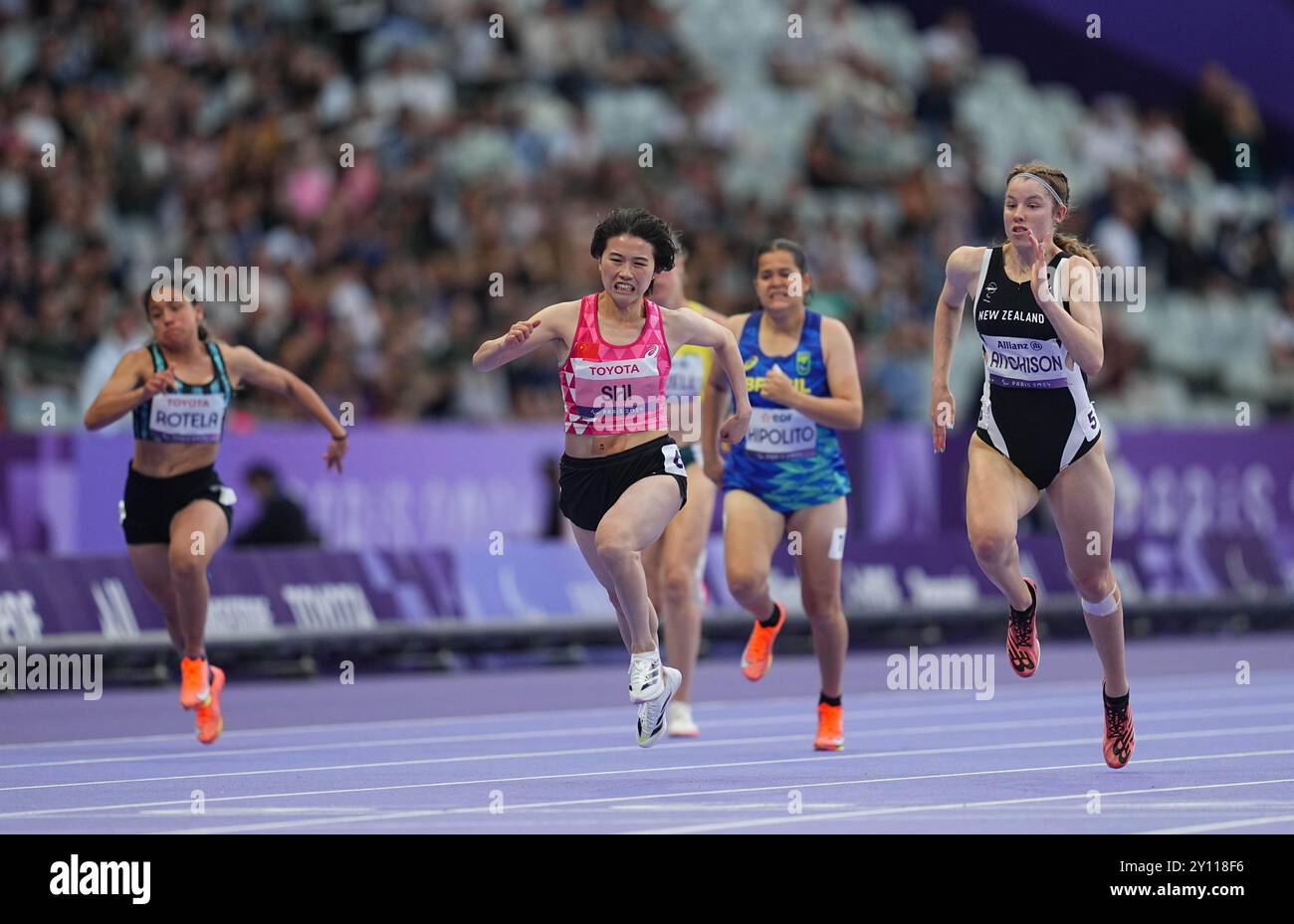 Stade de France, Paris, France. 04th Sep, 2024. Yiting Shi of People's ...