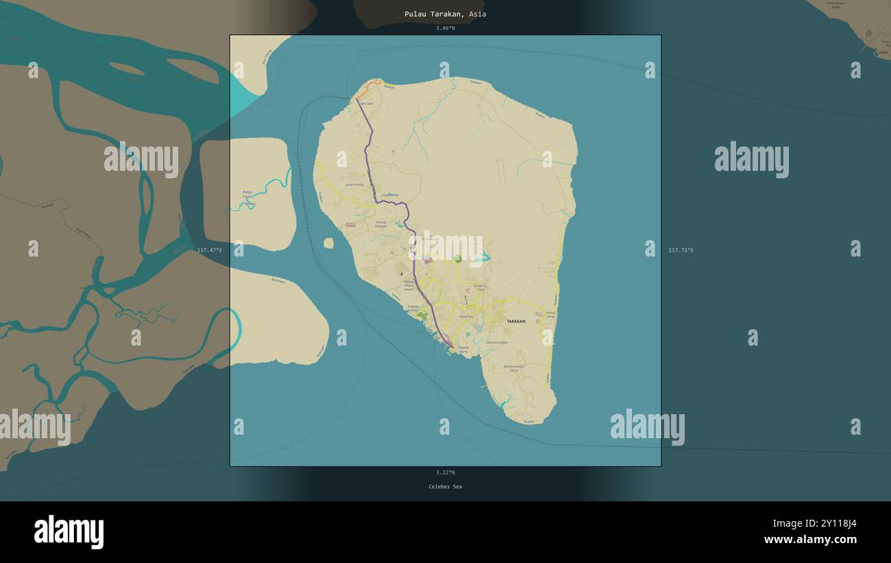 Pulau Tarakan in the Celebes Sea, belonging to Indonesia, described and ...