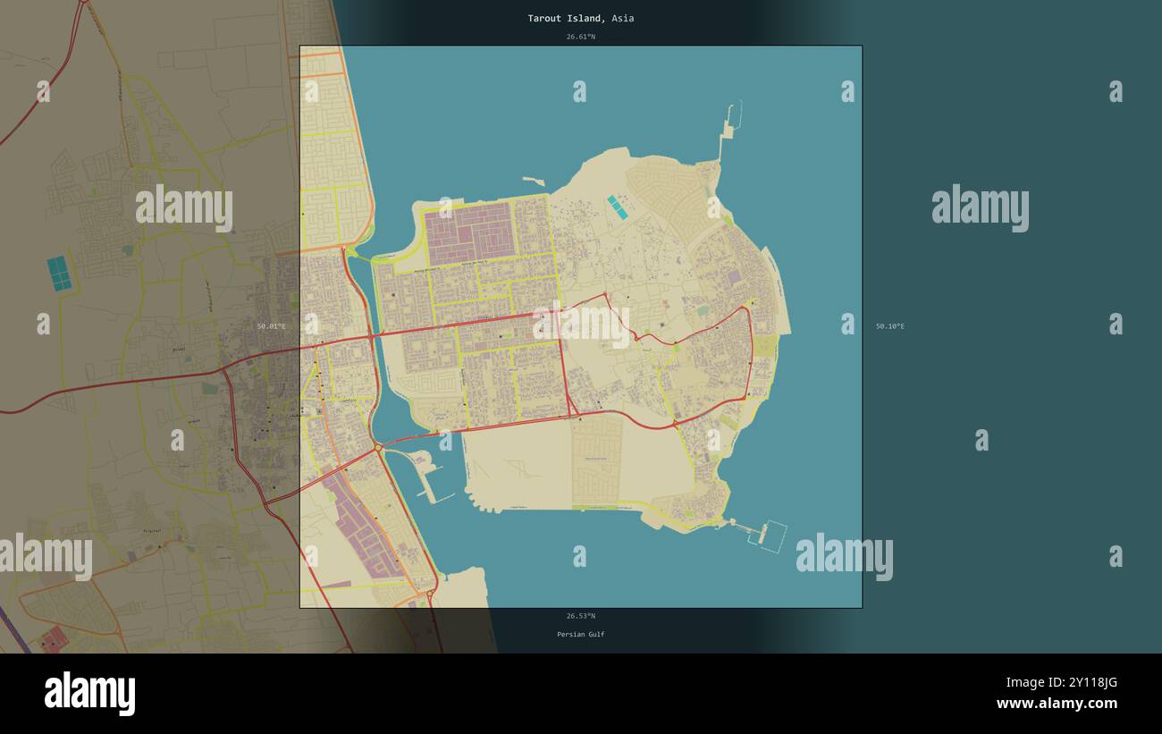 Tarout Island in the Persian Gulf, belonging to Saudi Arabia, described ...