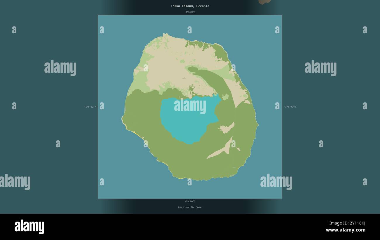 Tofua Island in the South Pacific Ocean, belonging to Tonga, described ...