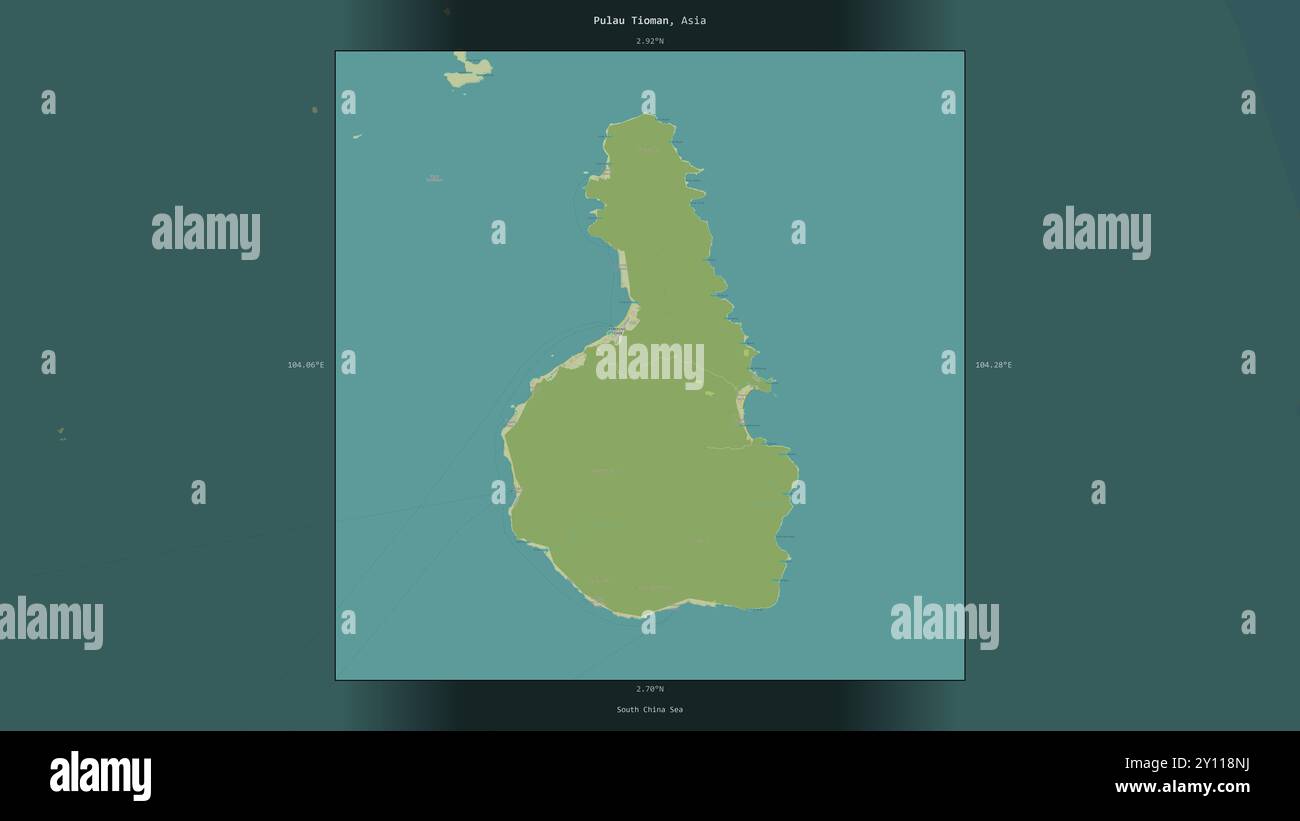 Pulau Tioman in the South China Sea, belonging to Malaysia, described ...