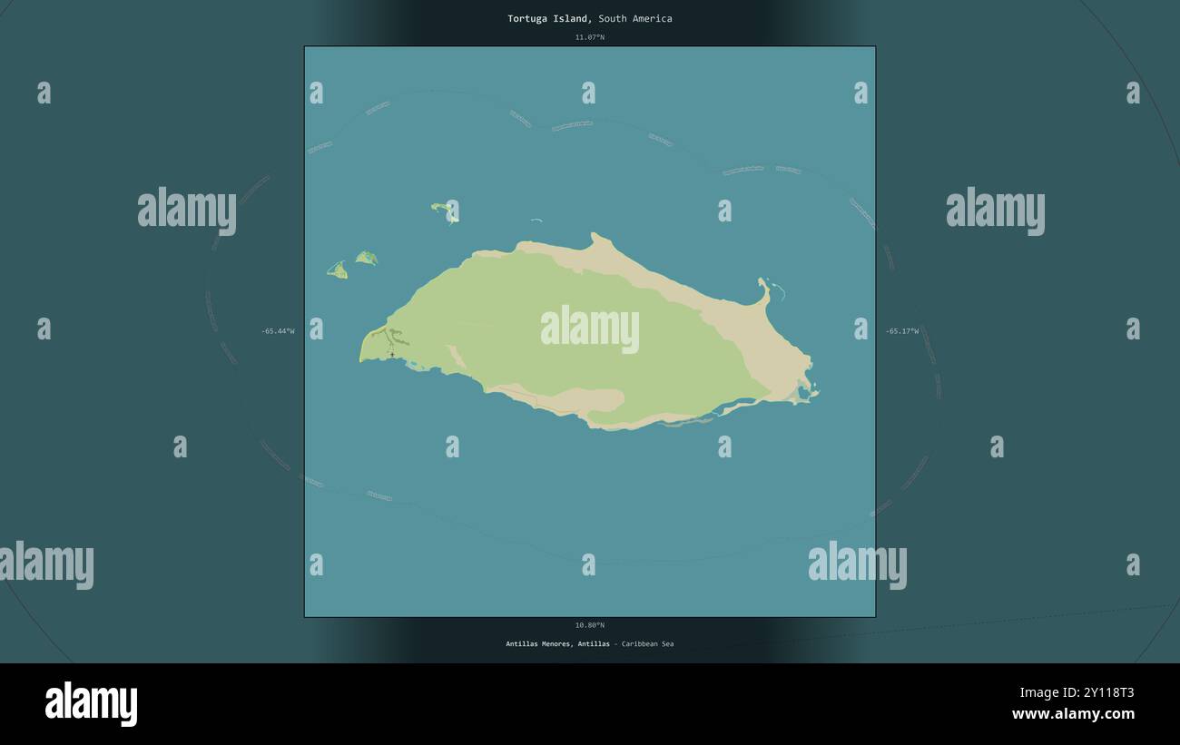 Tortuga Island in the Caribbean Sea, belonging to Venezuela, described ...
