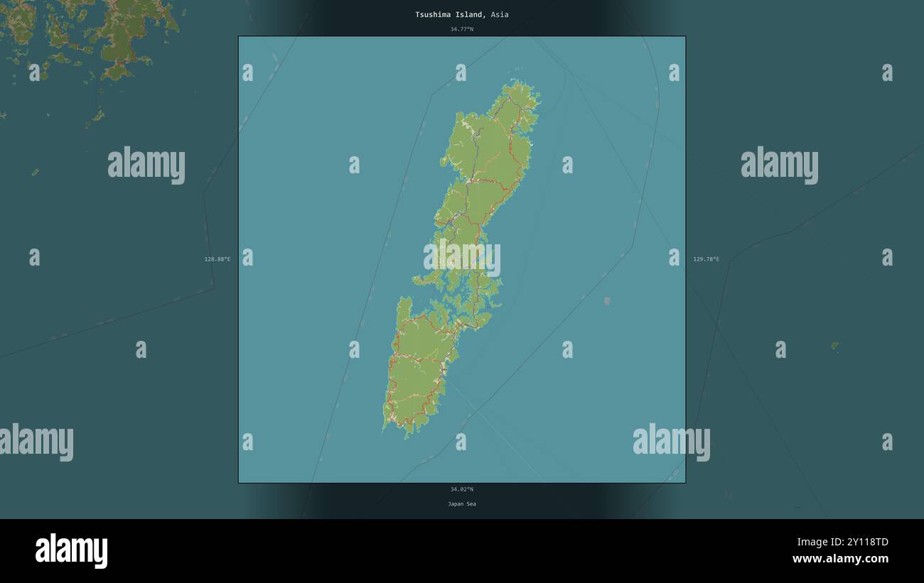 Tsushima Island in the Japan Sea, belonging to Japan, described and ...