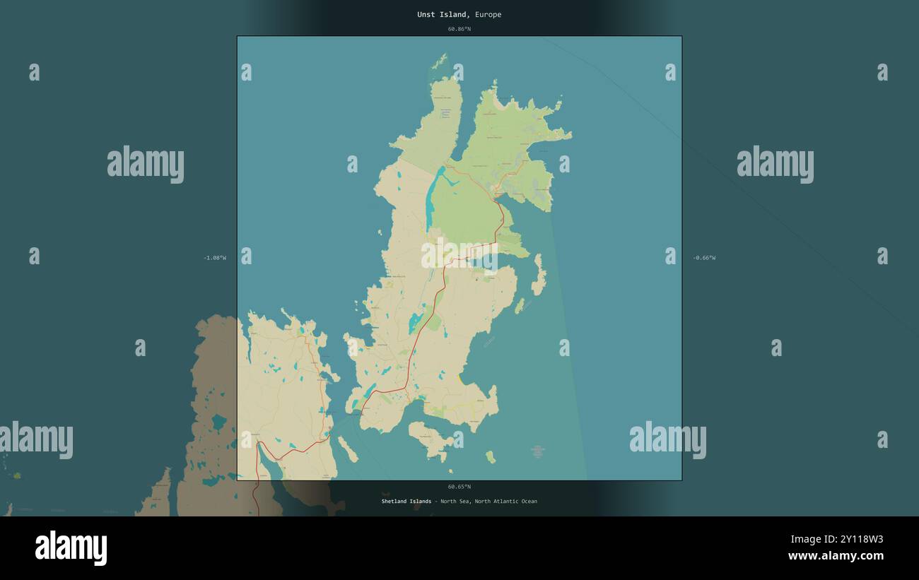 Unst Island in the North Sea, belonging to United Kingdom, described ...