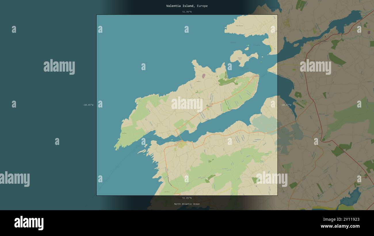 Valentia Island in the North Atlantic Ocean, belonging to Ireland ...