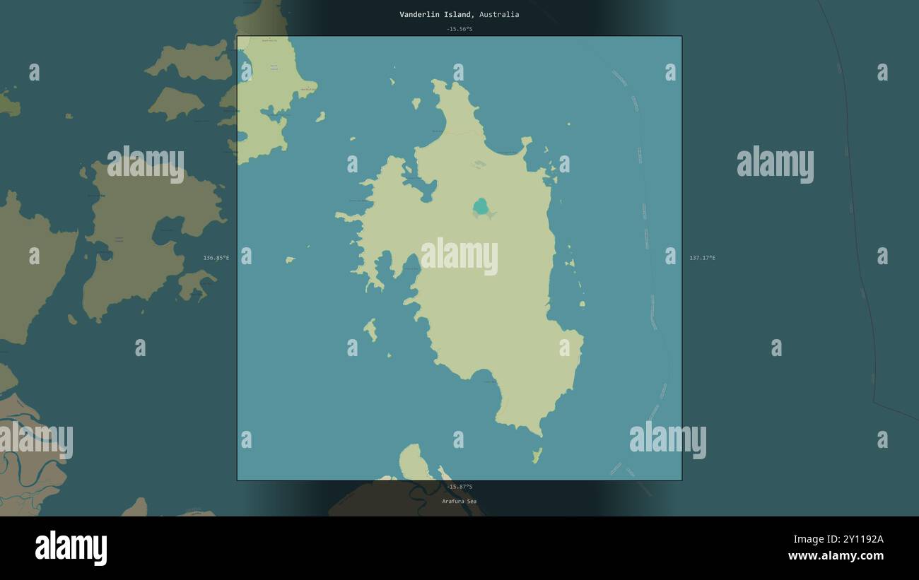 Vanderlin Island in the Arafura Sea, belonging to Australia, described ...
