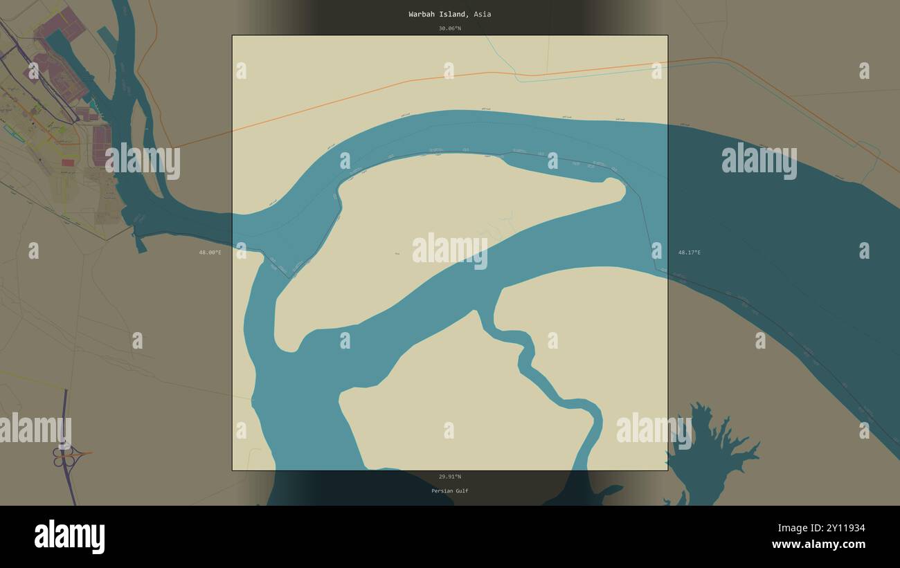 Warbah Island in the Persian Gulf, belonging to Kuwait, described and ...