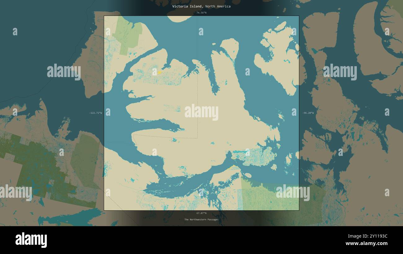 Victoria Island in the The Northwestern Passages, belonging to Canada ...