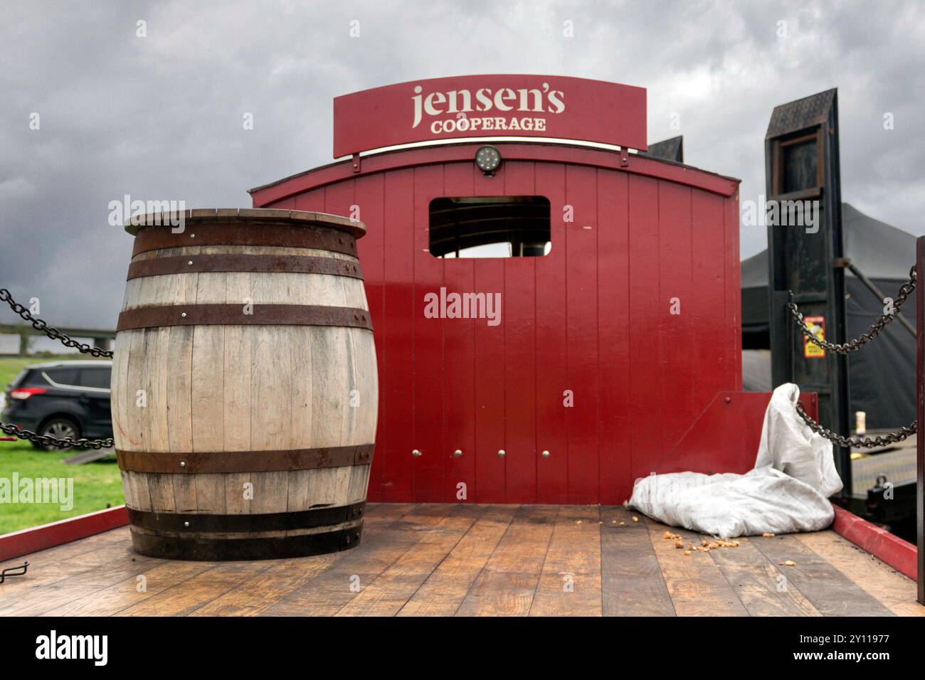 Foden steam wagon in Jensen's Cooperage livery. Lancashire Steam and ...