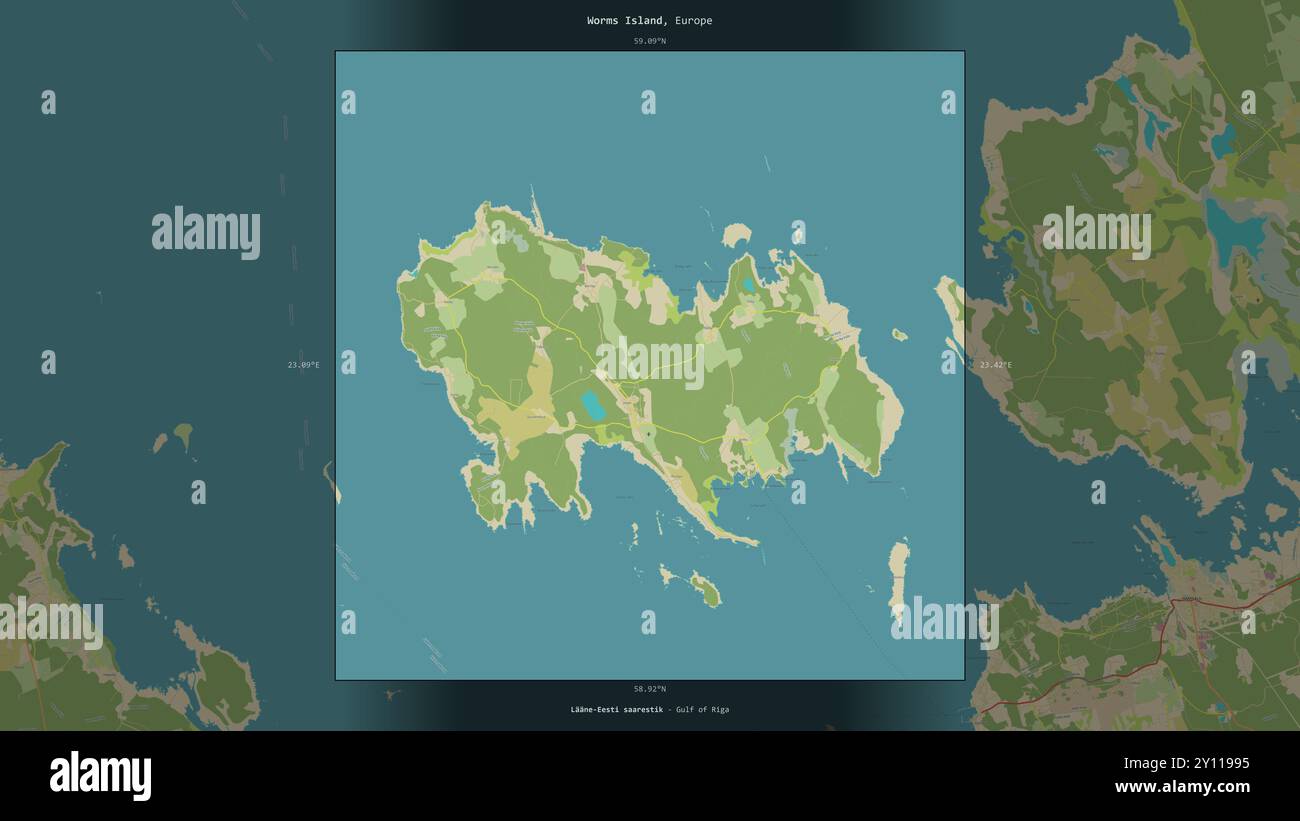 Worms Island in the Gulf of Riga, belonging to Estonia, described and ...