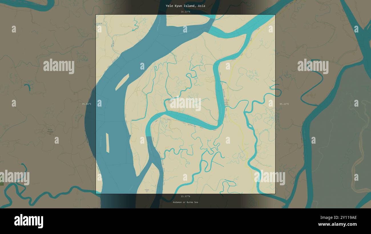 Yele Kyun Island in the Andaman or Burma Sea, belonging to Myanmar ...