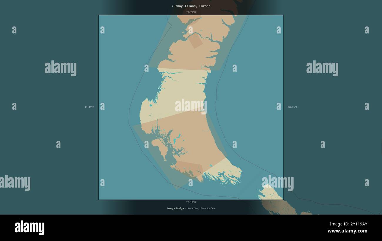 Yuzhny Island in the Kara Sea, belonging to Russia, described and ...