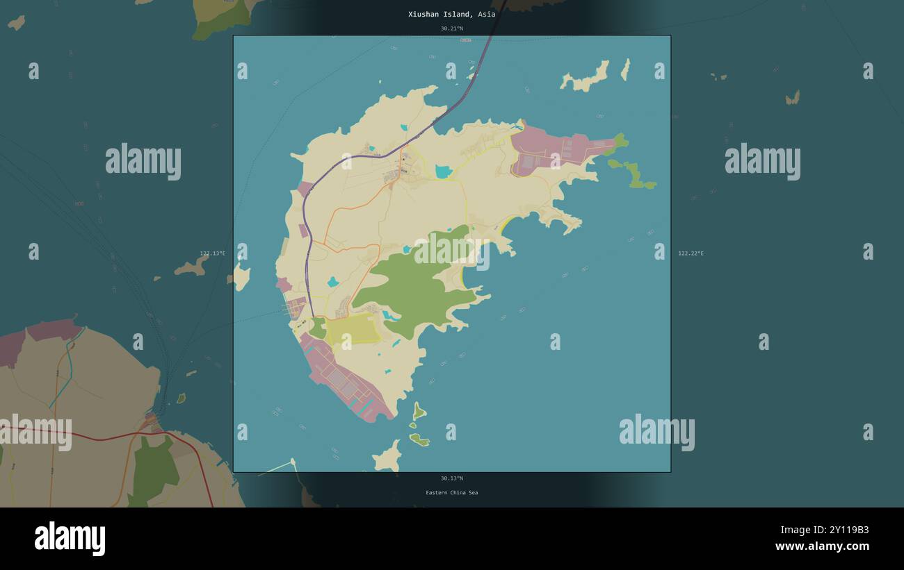 Xiushan Island in the Eastern China Sea, belonging to China, described ...