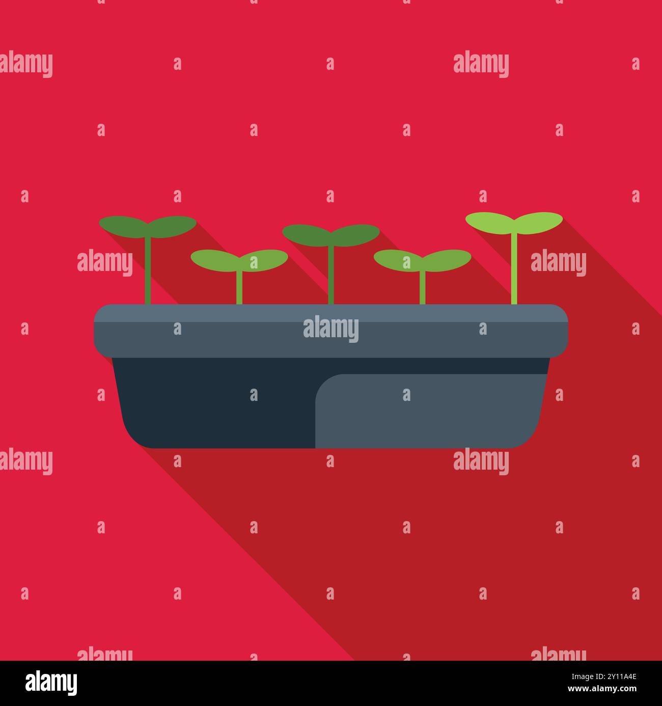 Seeding tray Stock Vector Images - Alamy