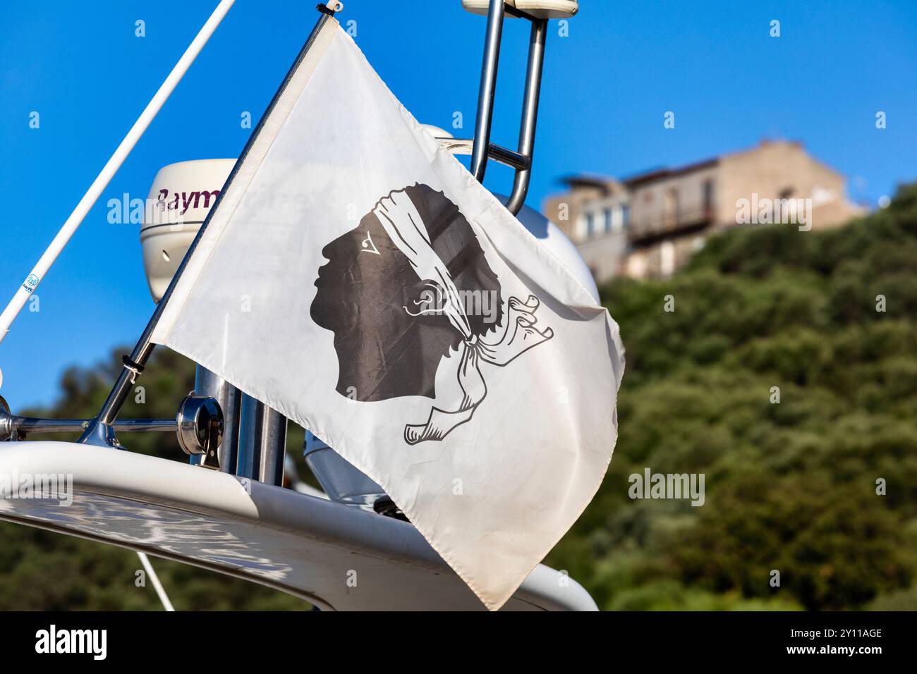 Corsica moors head flag hi-res stock photography and images - Alamy