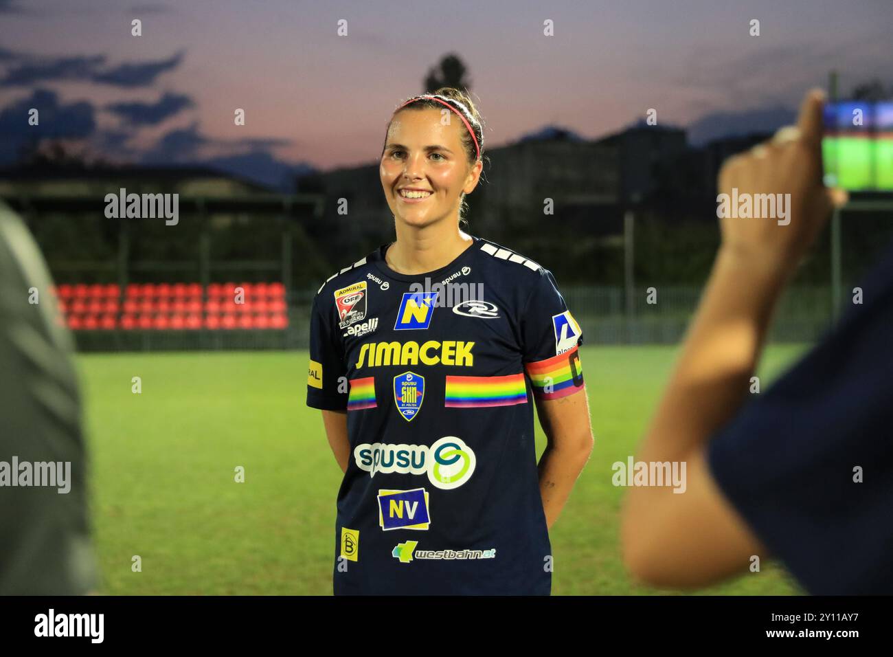 Tskaltubo, Georgia, September 4th, 2024: happy Jennifer Klein (22 SKN ...