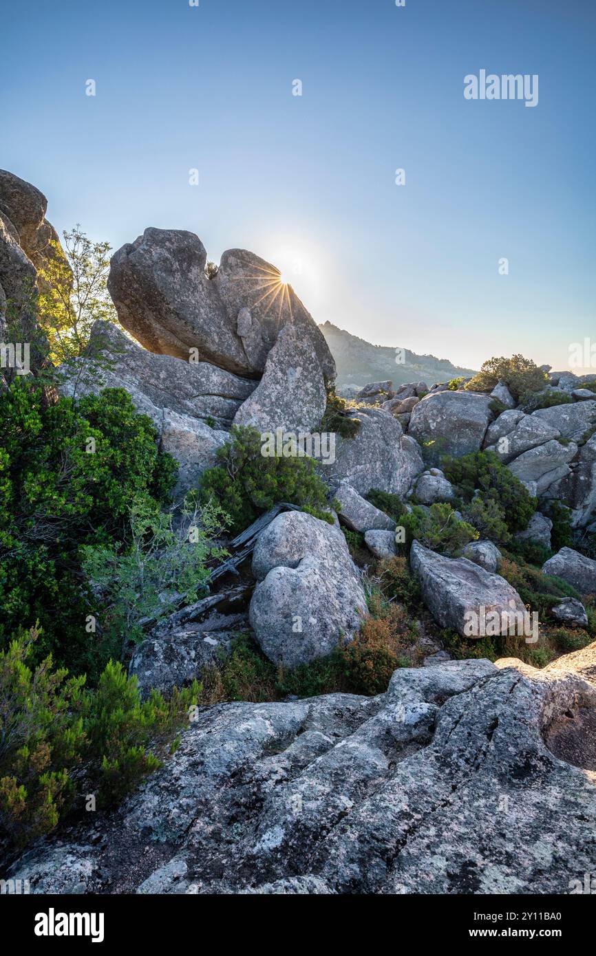 granite rocks with various and bizarre shapes in the Regional Natural ...