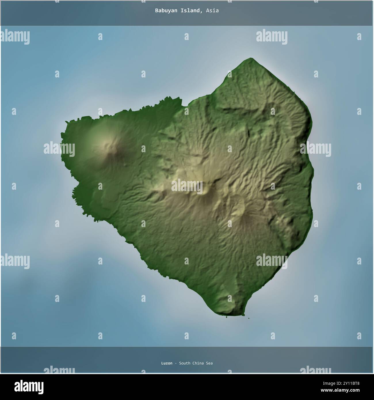 Babuyan Island in the South China Sea, belonging to Philippines ...
