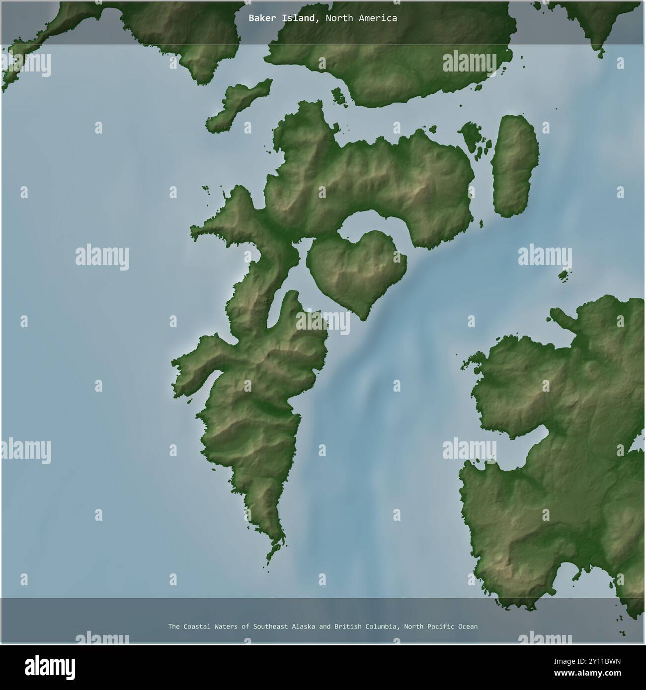 Baker Island in the North Pacific Ocean, belonging to United States ...