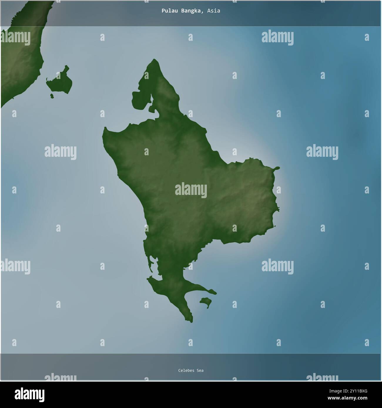 Map of bangka hi-res stock photography and images - Alamy