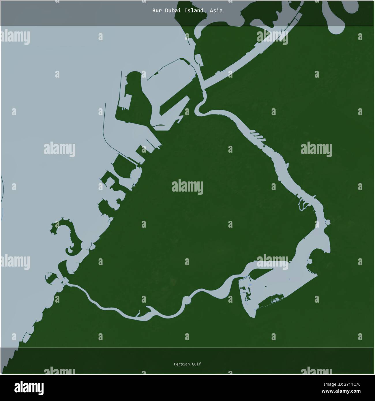 Dubai highlighted map hi-res stock photography and images - Alamy
