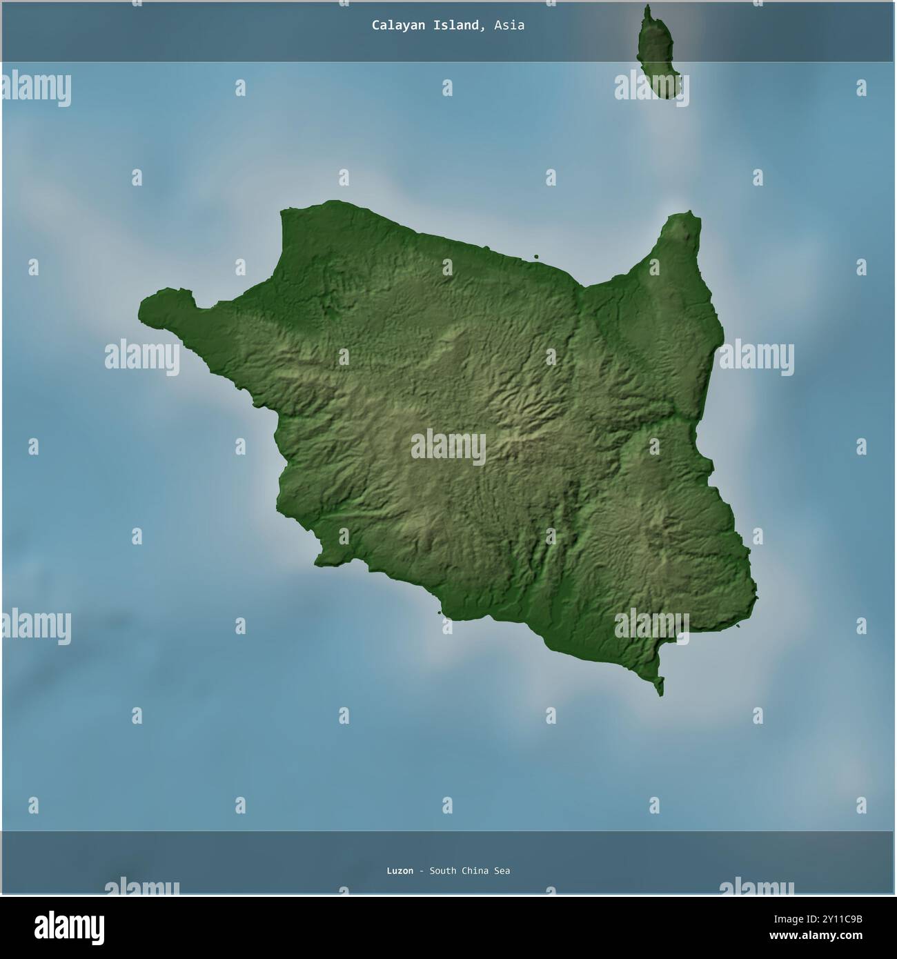 Calayan Island in the South China Sea, belonging to Philippines ...