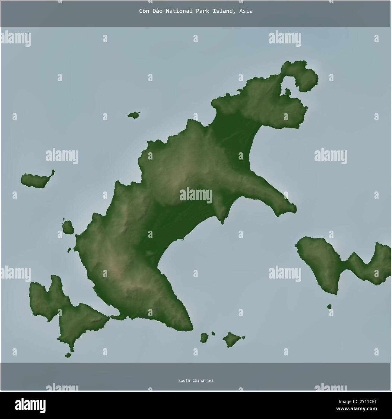 Con ao National Park Island in the South China Sea, belonging to ...