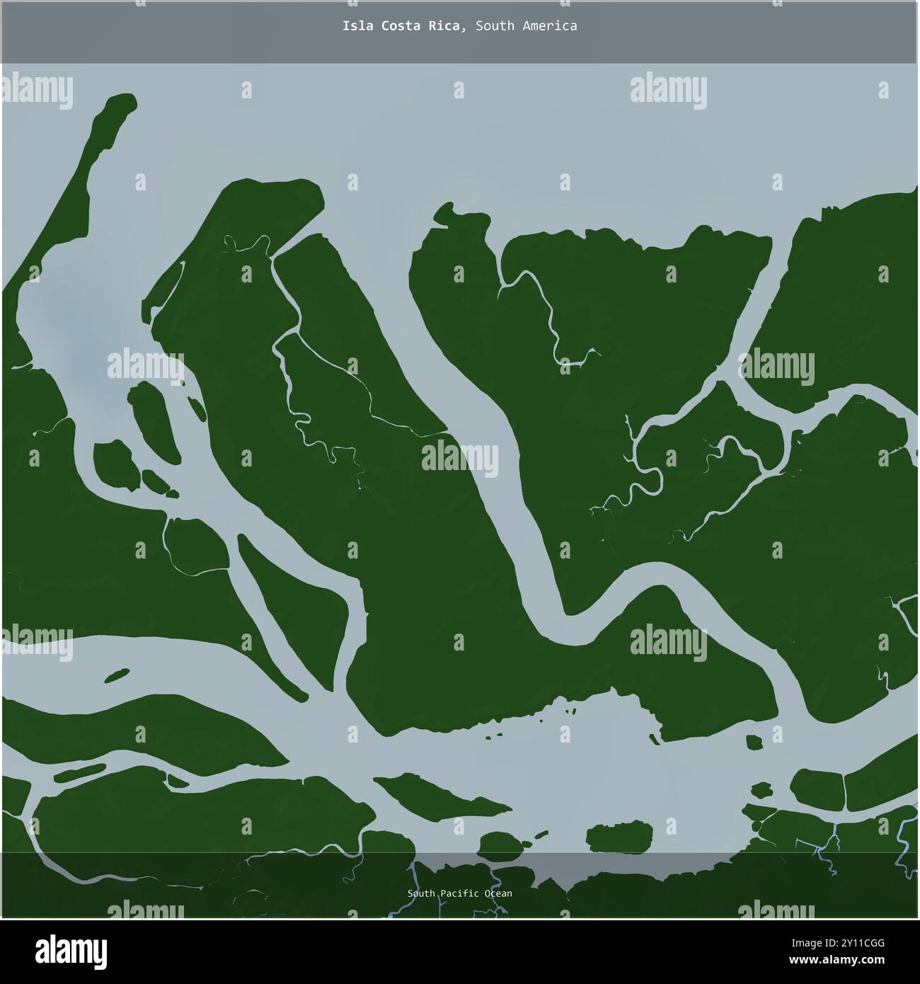 Isla Costa Rica in the South Pacific Ocean, belonging to Ecuador ...