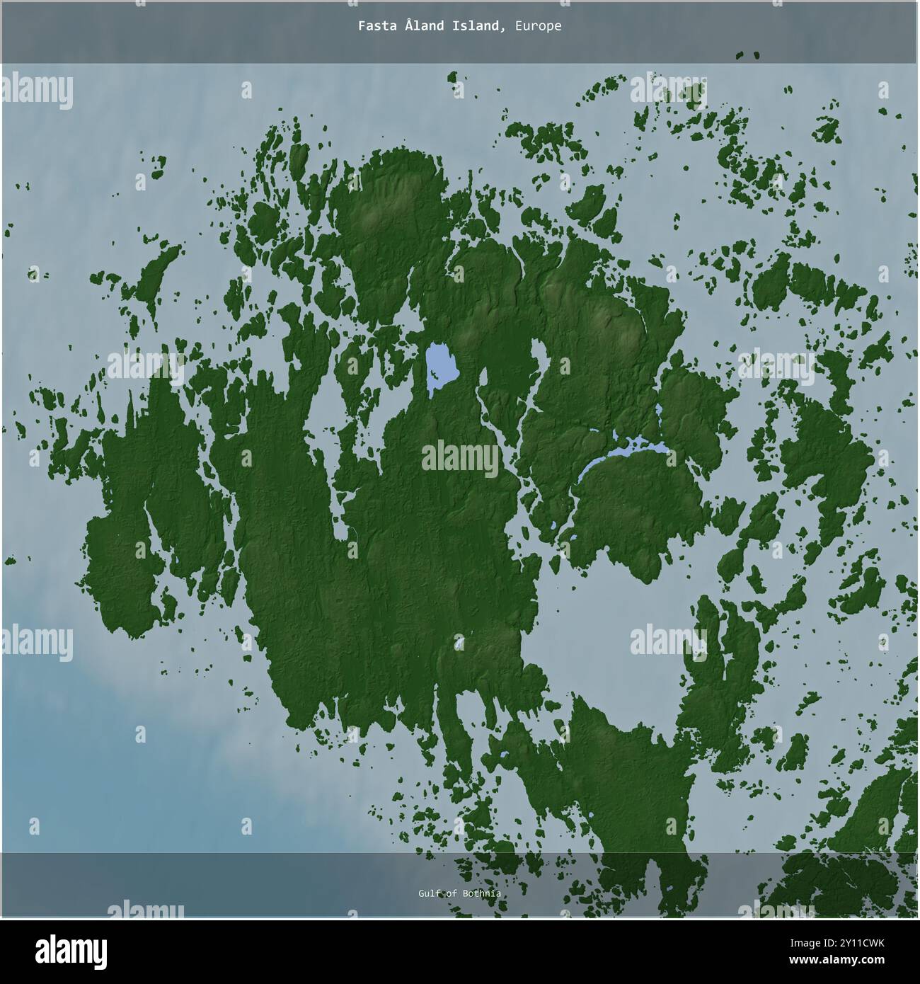Fasta Aland Island in the Gulf of Bothnia, belonging to Finland ...