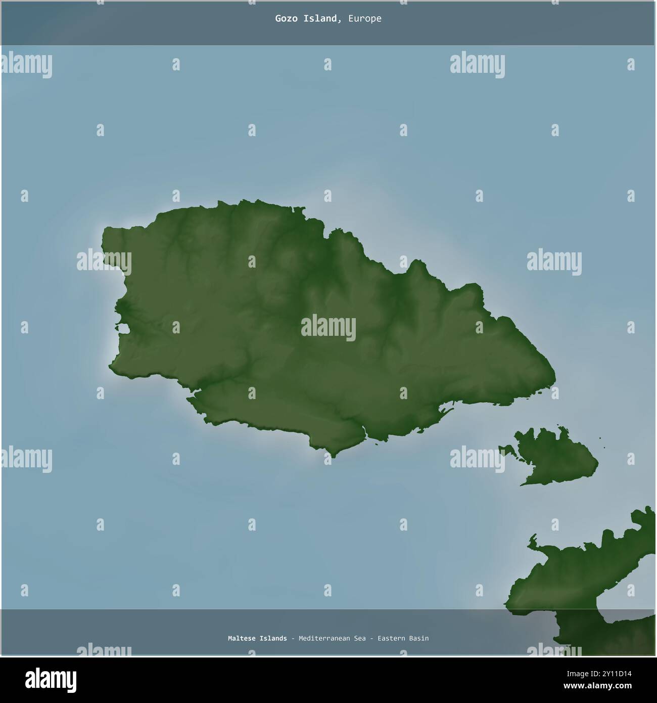 Gozo Island in the Mediterranean Sea - Eastern Basin, belonging to ...