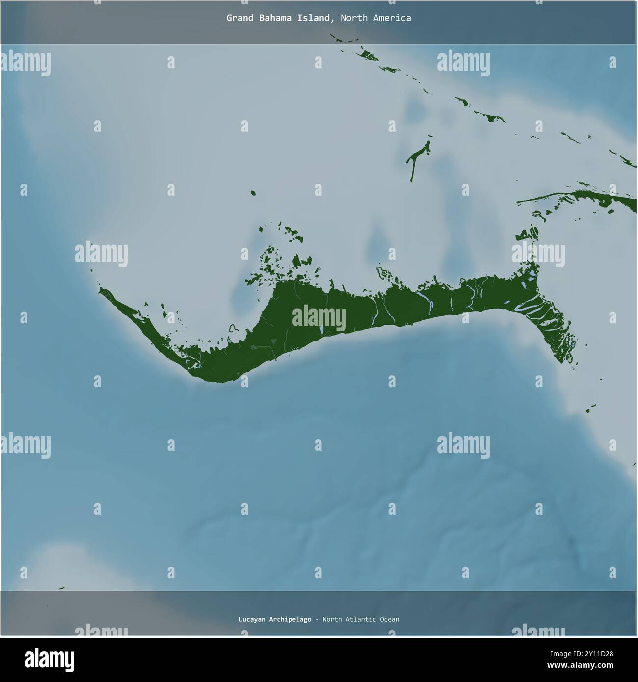 Grand Bahama Island in the North Atlantic Ocean, belonging to Bahamas ...