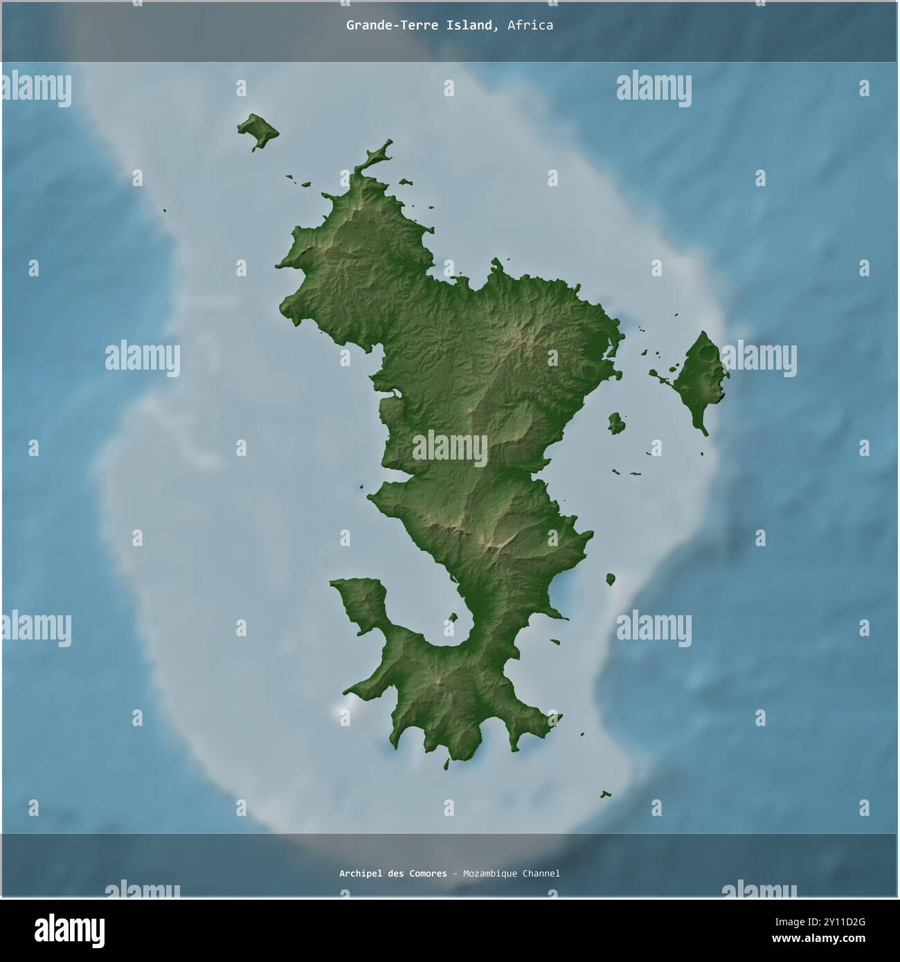 Grande-Terre Island in the Mozambique Channel, belonging to Mayotte ...