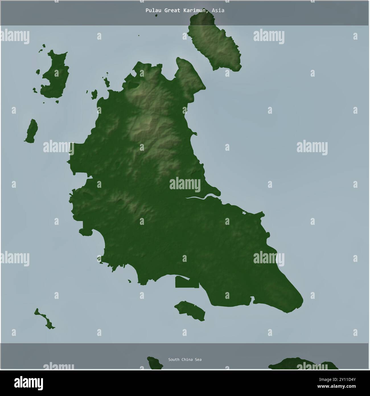 Pulau Great Karimun in the South China Sea, belonging to Indonesia ...