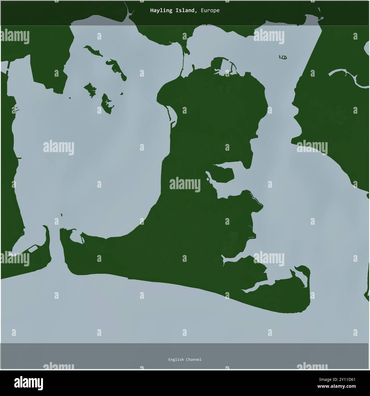 Hayling Island in the English Channel, belonging to United Kingdom ...