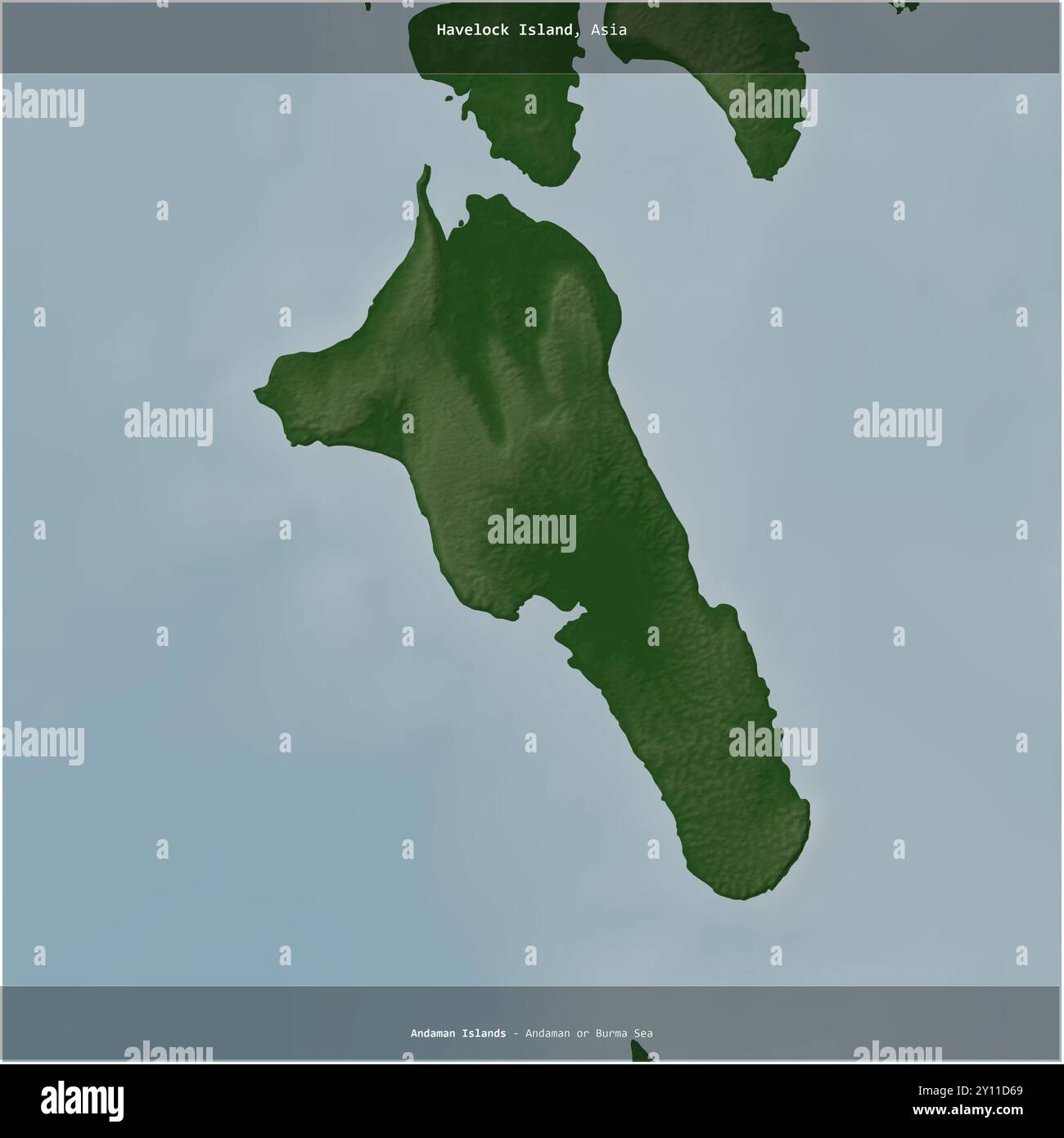 Havelock island map hi-res stock photography and images - Alamy