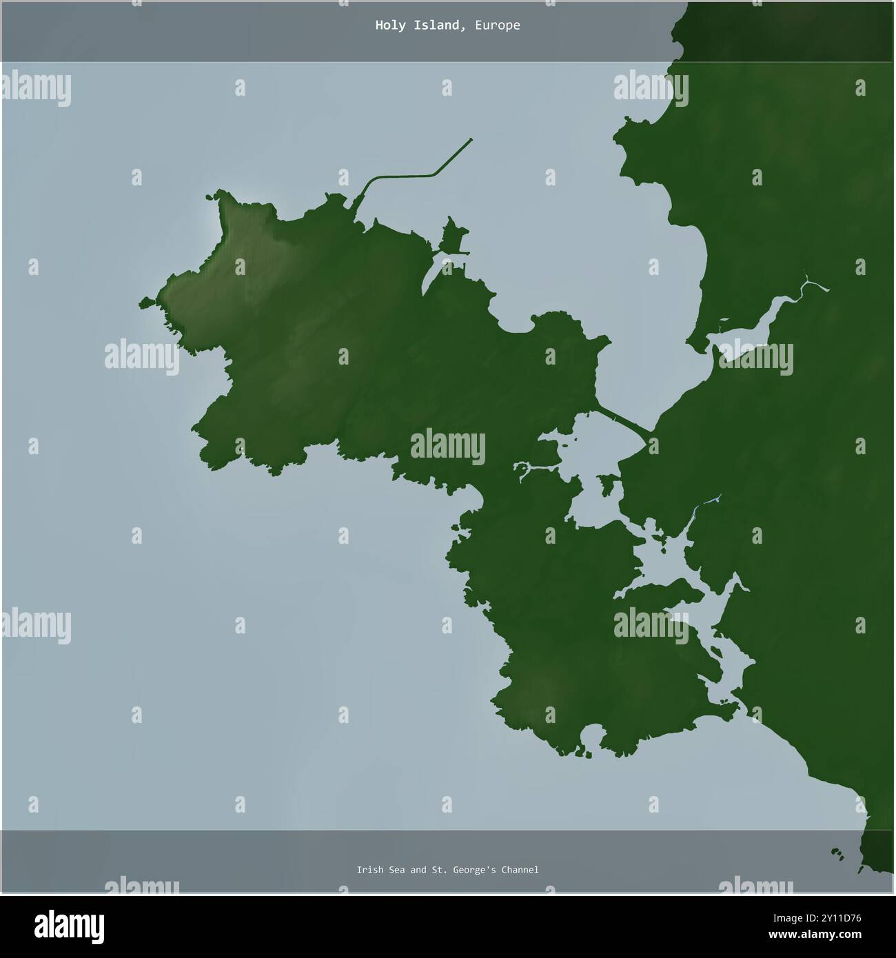Holy Island in the Irish Sea and St. George's Channel, belonging to ...