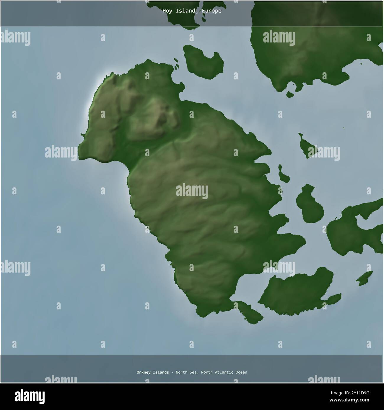 Map of hoy hi-res stock photography and images - Alamy